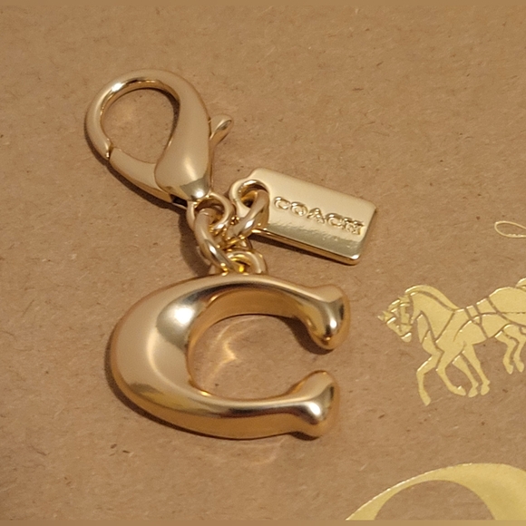 Coach | Jewelry | Coach C Logo Charm | Poshmark